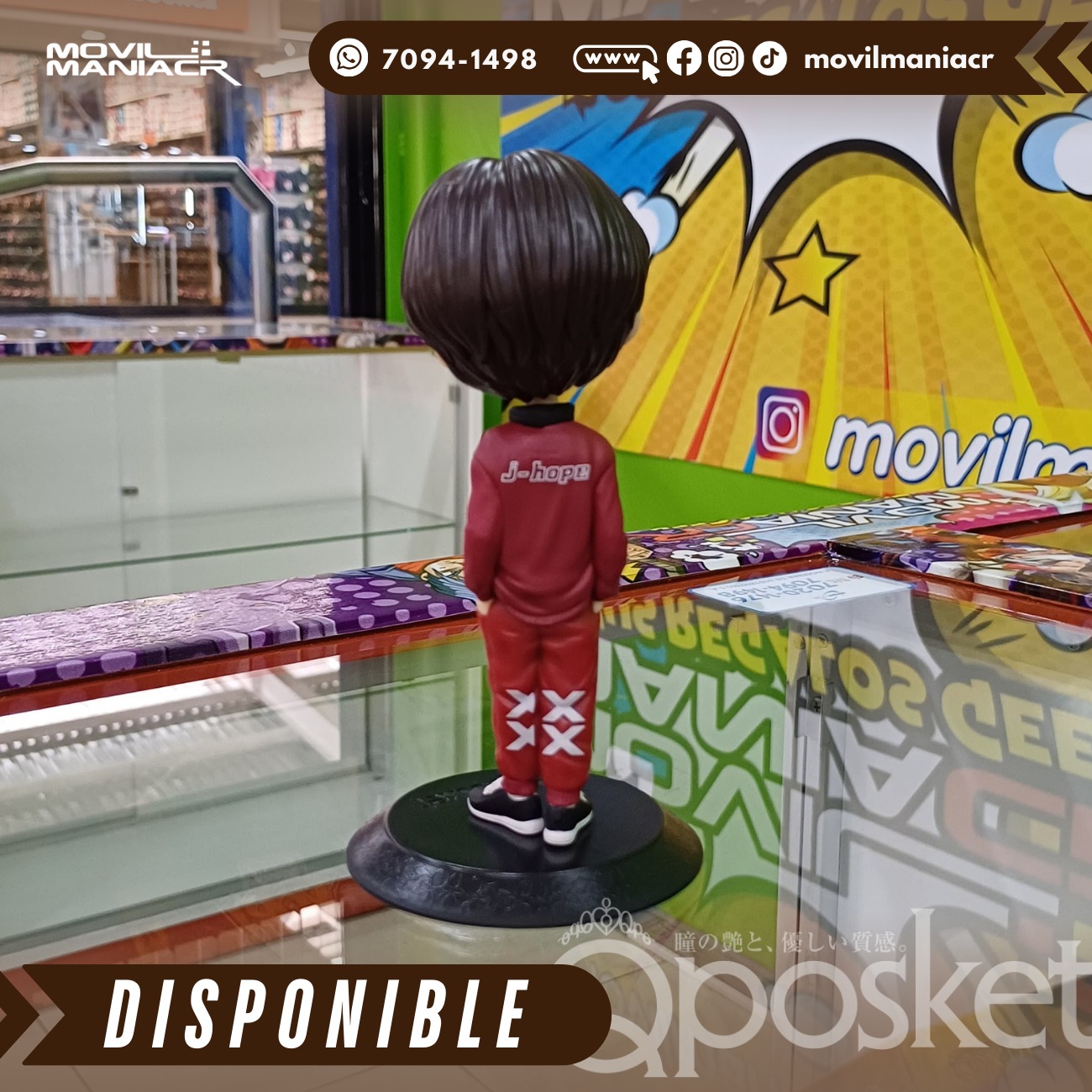 Figura Qposket BTS TinyTAN Mic Drop Vol.1 J-Hope 14cm Aprox