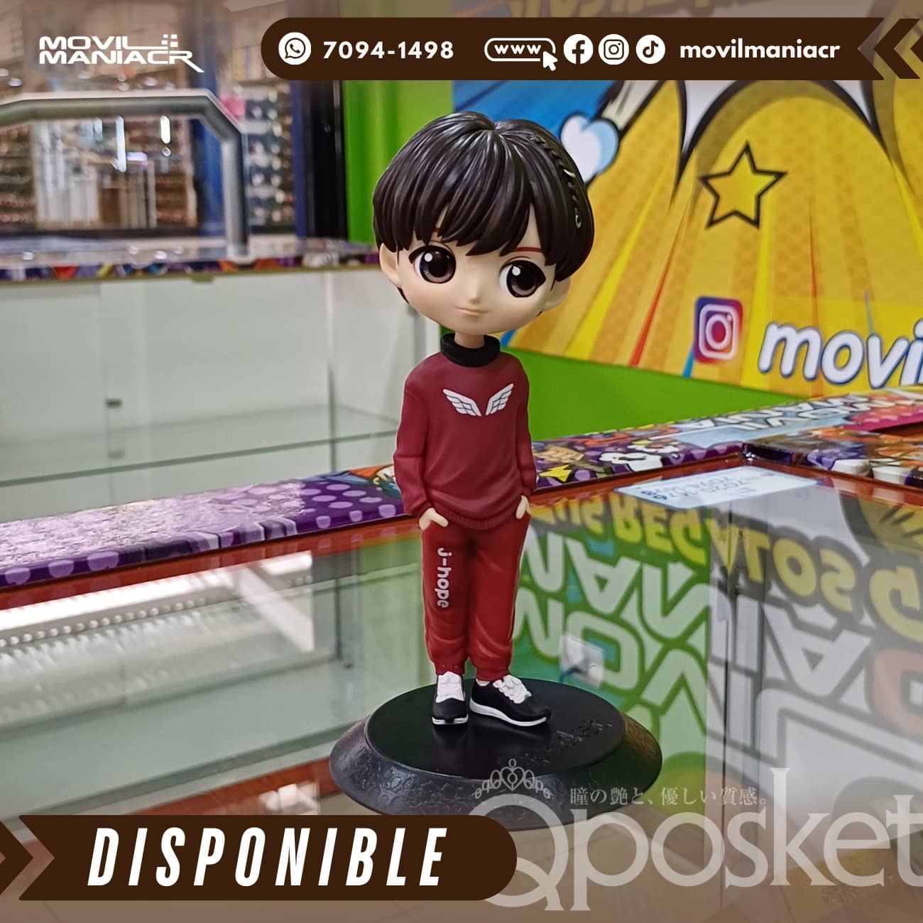 Figura Qposket BTS TinyTAN Mic Drop Vol.1 J-Hope 14cm Aprox – ¡Disponible Ahora! | MovilManiaCR