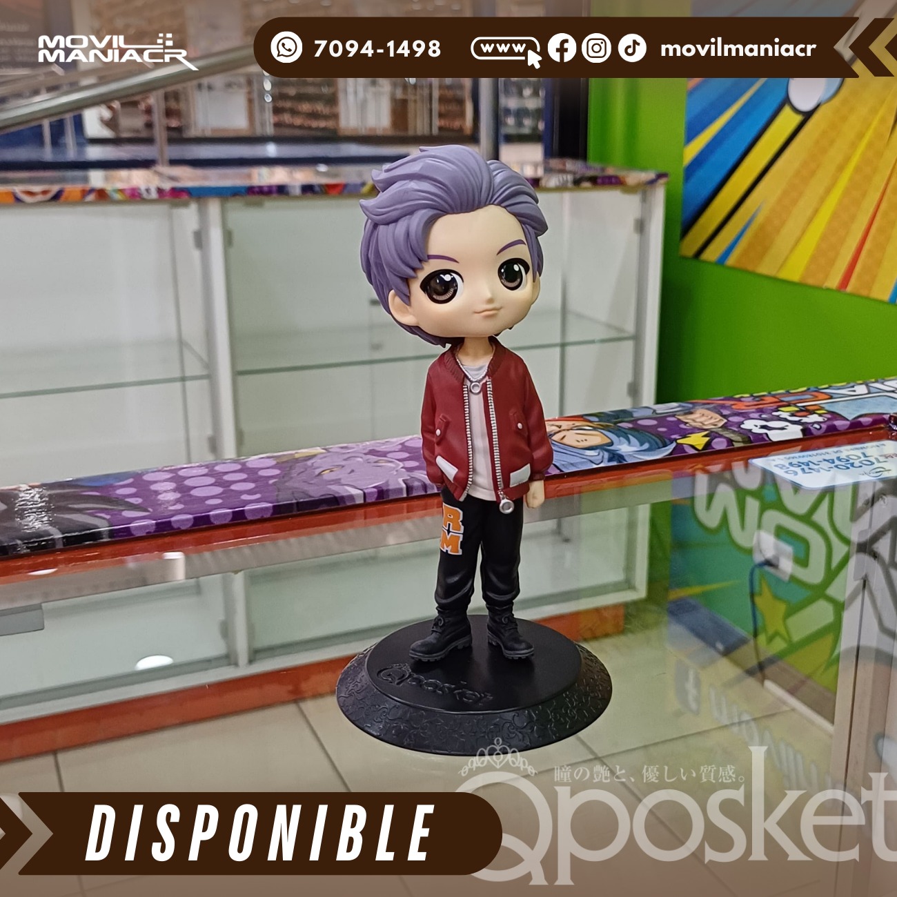 Figura Qposket BTS TinyTAN Mic Drop Vol.1 RM 14cm Aprox