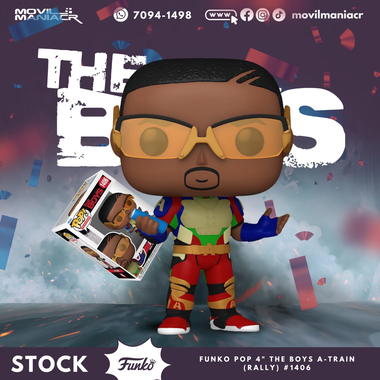 Funko Pop The Boys A-Train Rally #1406