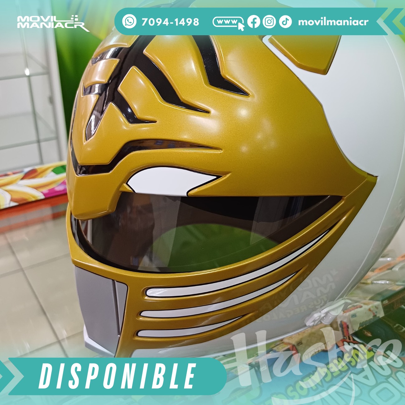 Casco Power Rangers Lightning Collection Premium White Ranger