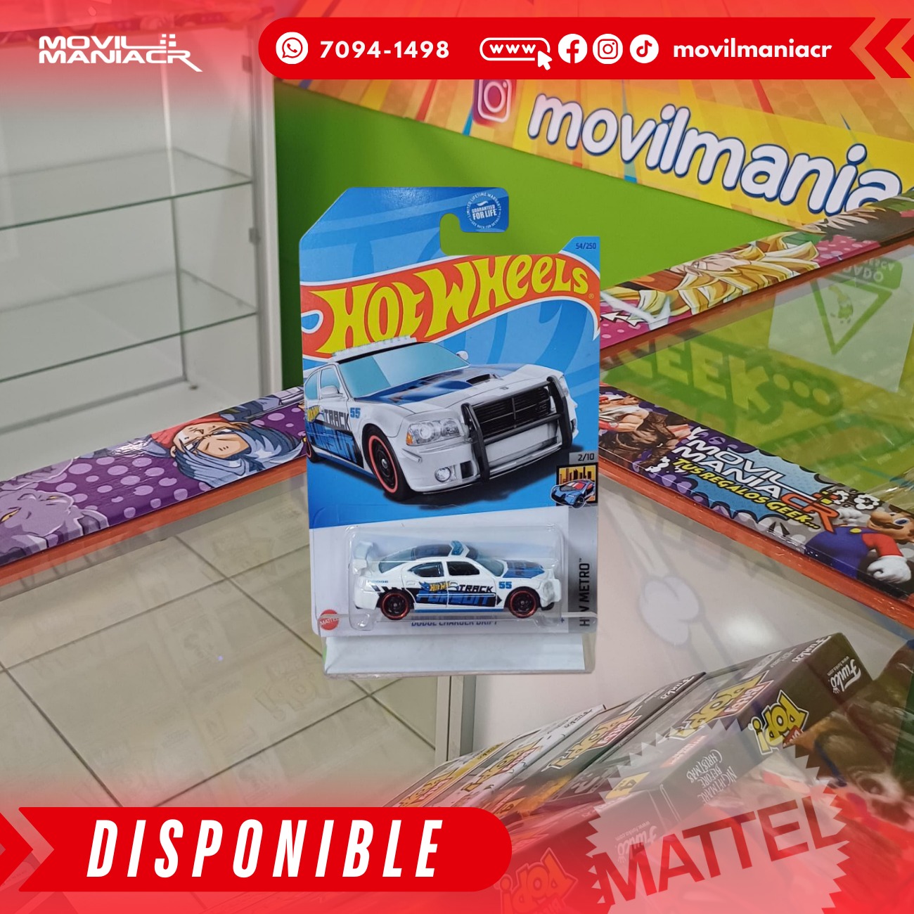 Mattel Hot Wheels HW Metro Dodge Charger Drift (54/250) - 2023