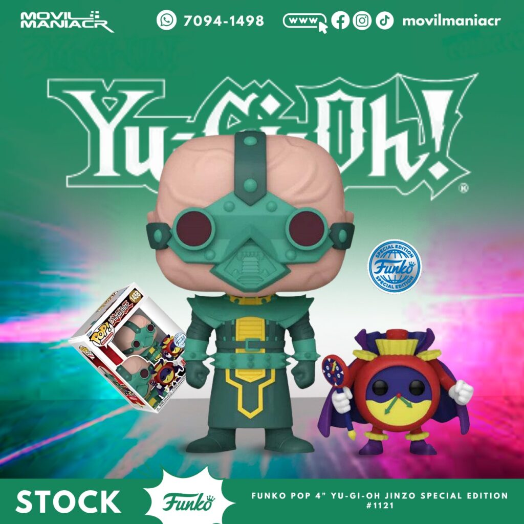 Funko Pop Yu-Gi-Oh! Jinzo With Time Wizard Special Edition #1458