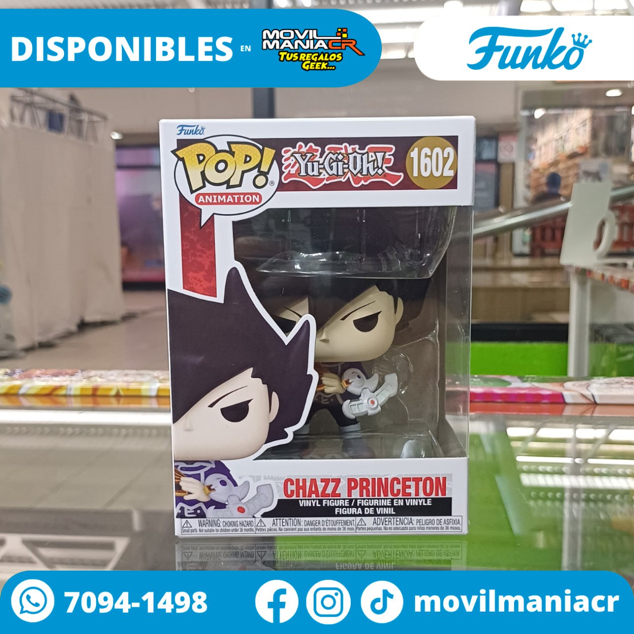 Funko Pop Yu-Gi-Oh! Chazz Princeton #1602