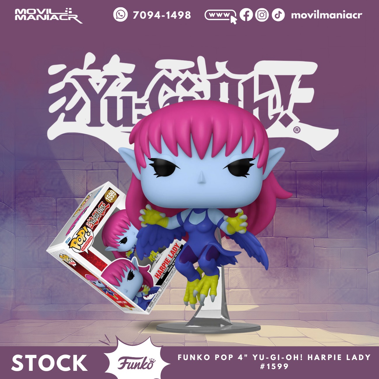 Funko Pop Yu-Gi-Oh! Harpie Lady #1599