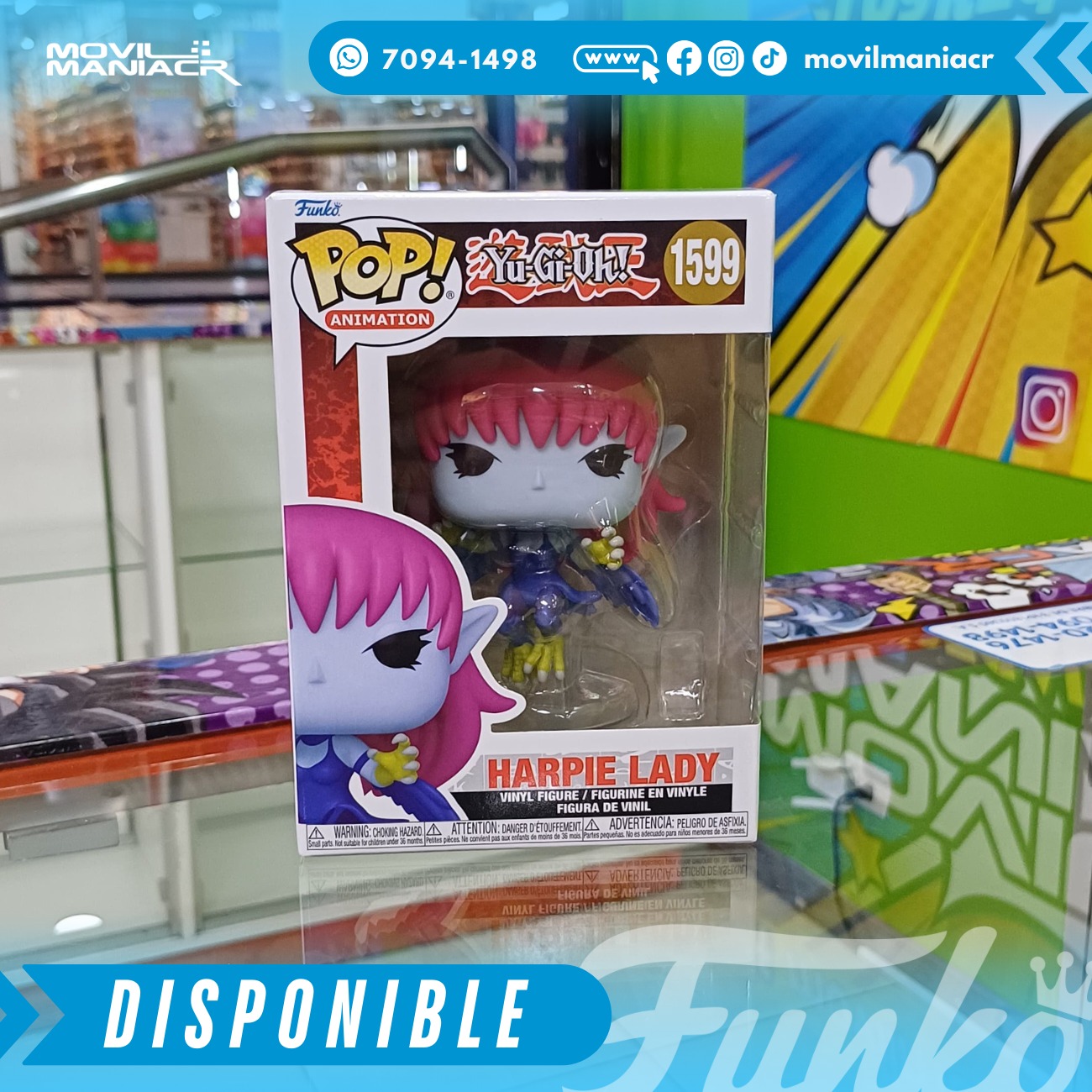 Funko Pop Yu-Gi-Oh! Harpie Lady #1599
