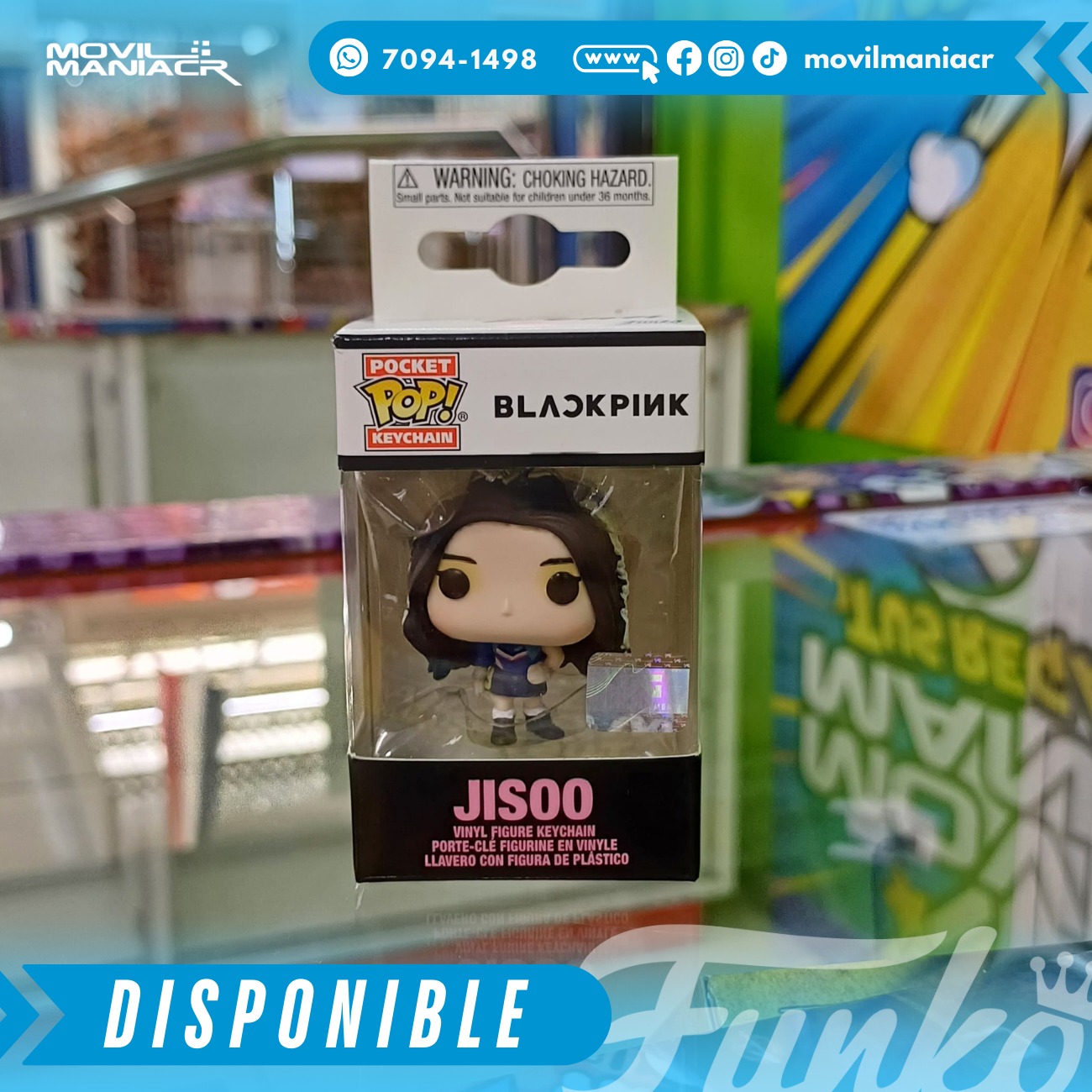 Funko Pop Blackpink Jisoo - Llavero – ¡Disponible Ahora! | MovilManiaCR