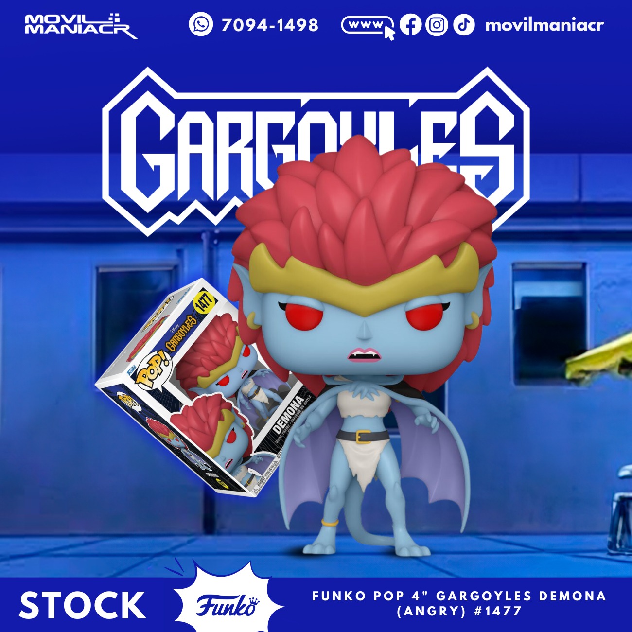 Funko Pop Gargoyles Demona (Angry) #1477