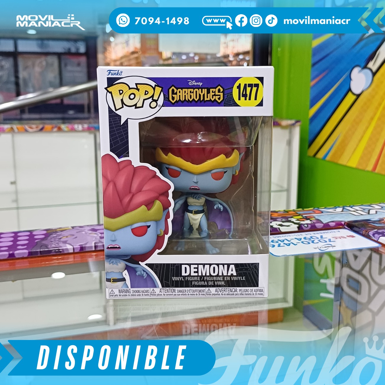 Funko Pop Gargoyles Demona (Angry) #1477