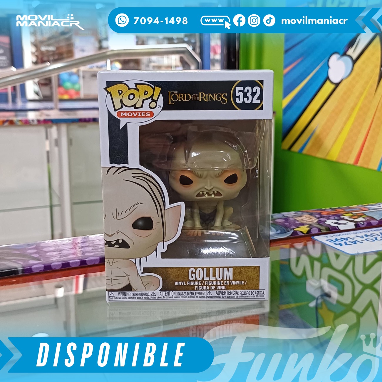 Funko Pop The Lord Of The Rings Gollum #532