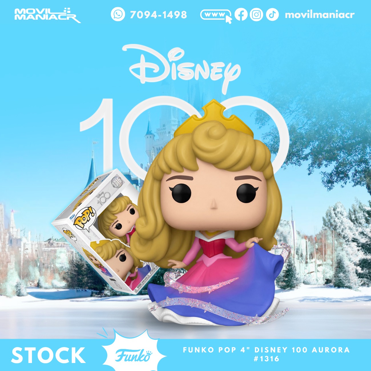 Funko Pop Disney 100 Aurora #1316