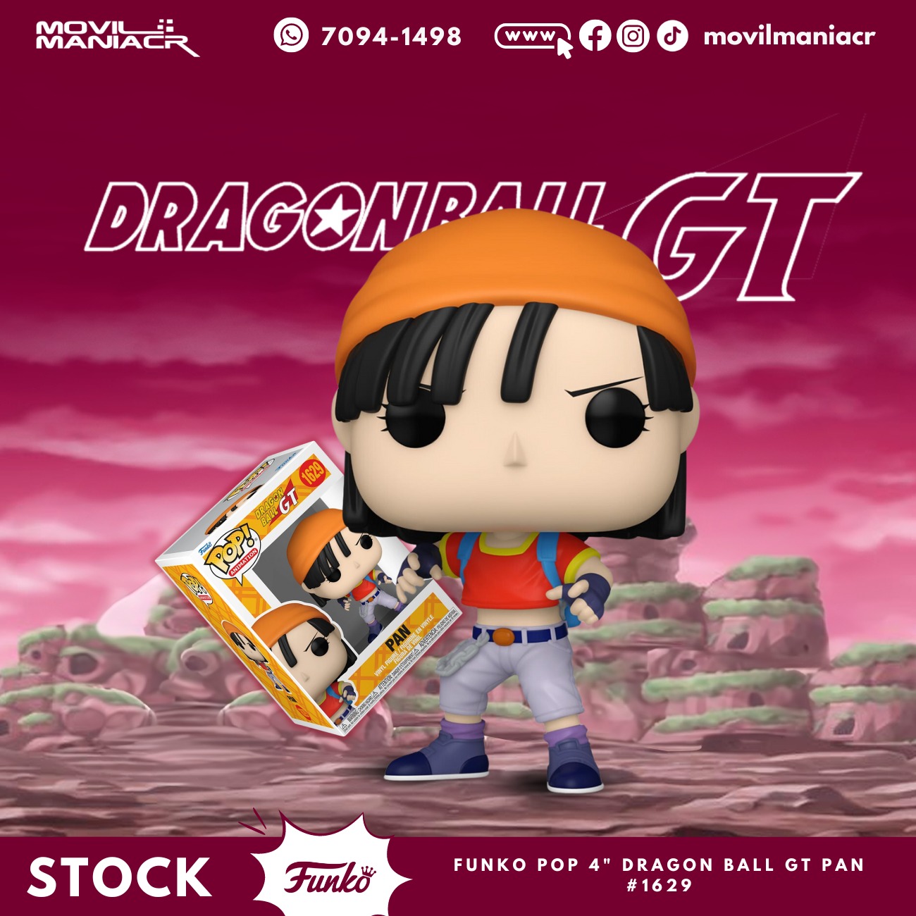 Funko Pop Dragon Ball GT Pan #1629