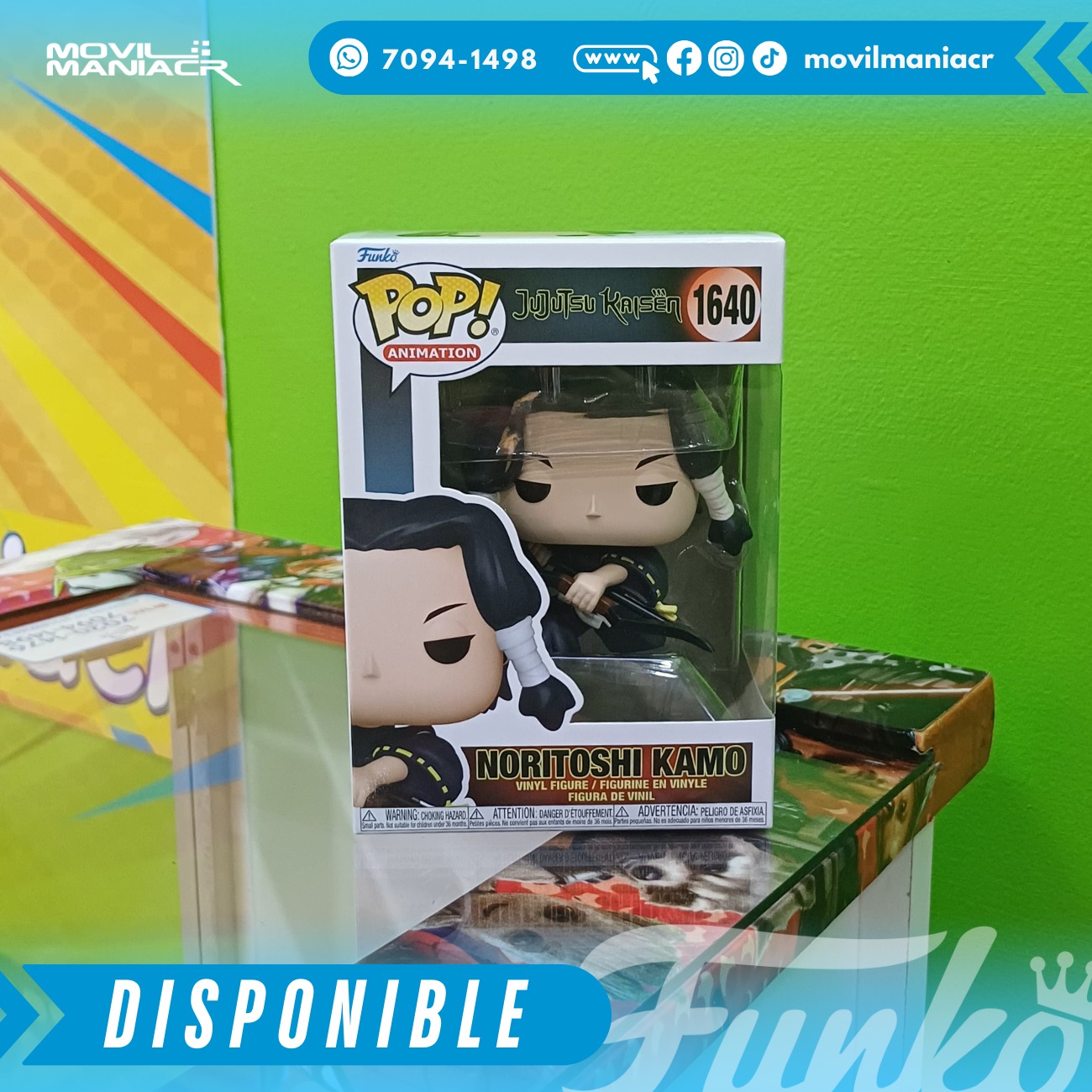 Funko Pop Jujutsu Kaisen Noritoshi Kamo #1640