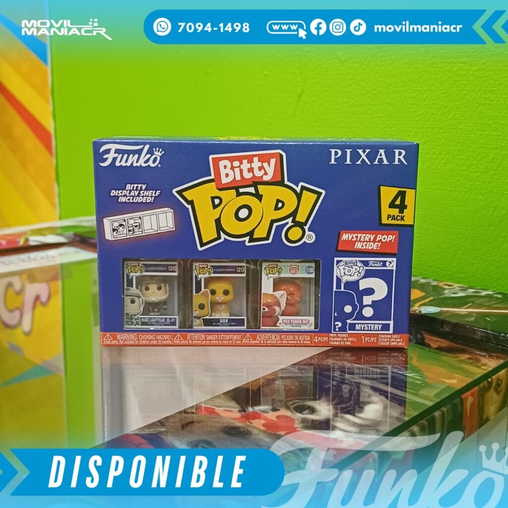 4-Pack Bitty Pop Pixar Lightyear – ¡Disponible Ahora! | MovilManiaCR