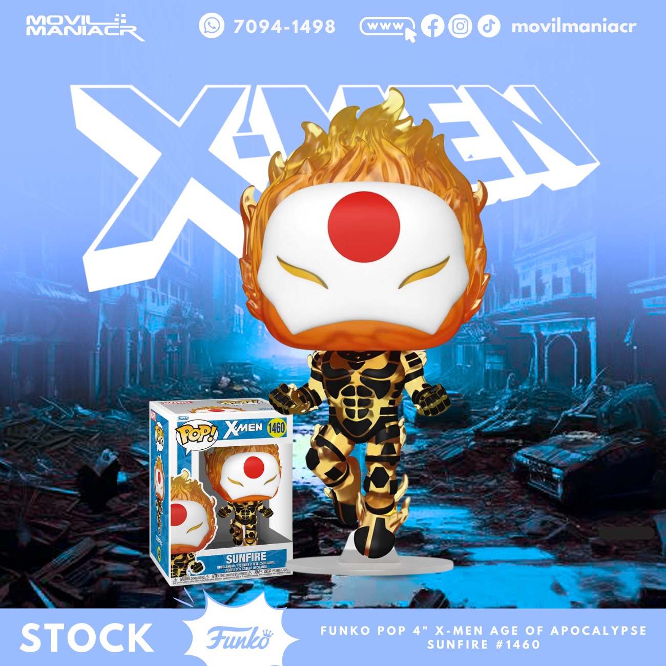 Funko Pop X-Men Age Of Apocalypse Sunfire #1460