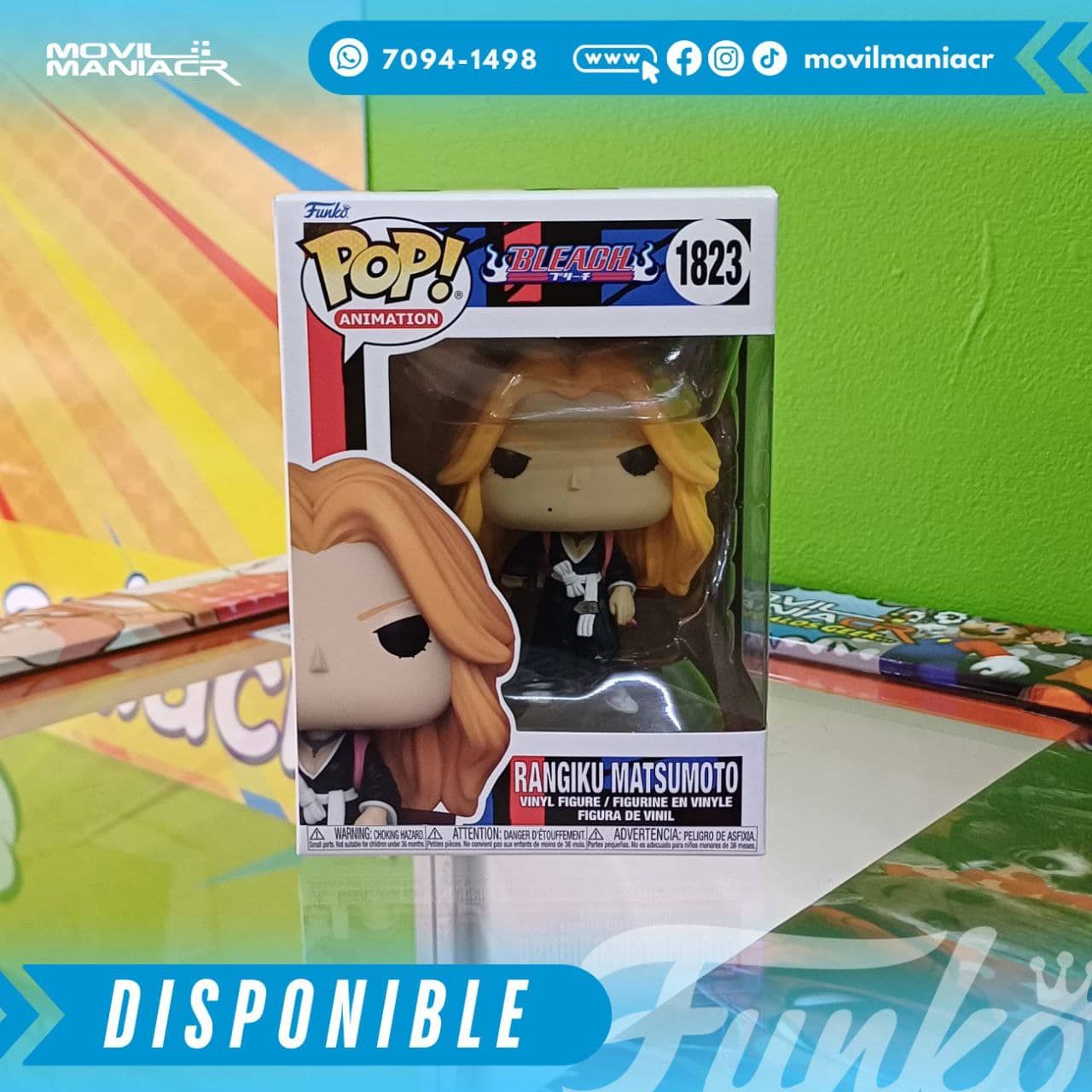 Funko Pop Bleach Rangiku Matsumoto #1823 – ¡Disponible Ahora ...