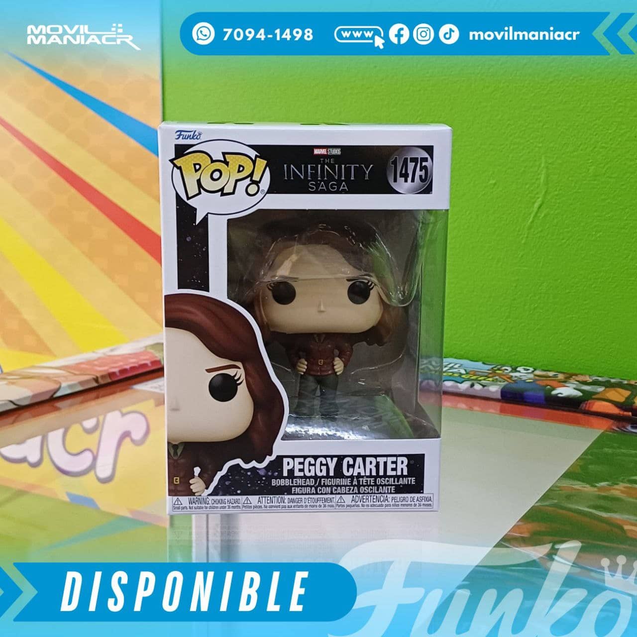 Funko Pop Marvel MCU Archives The Infinity Saga Peggy Carter #1475 ...