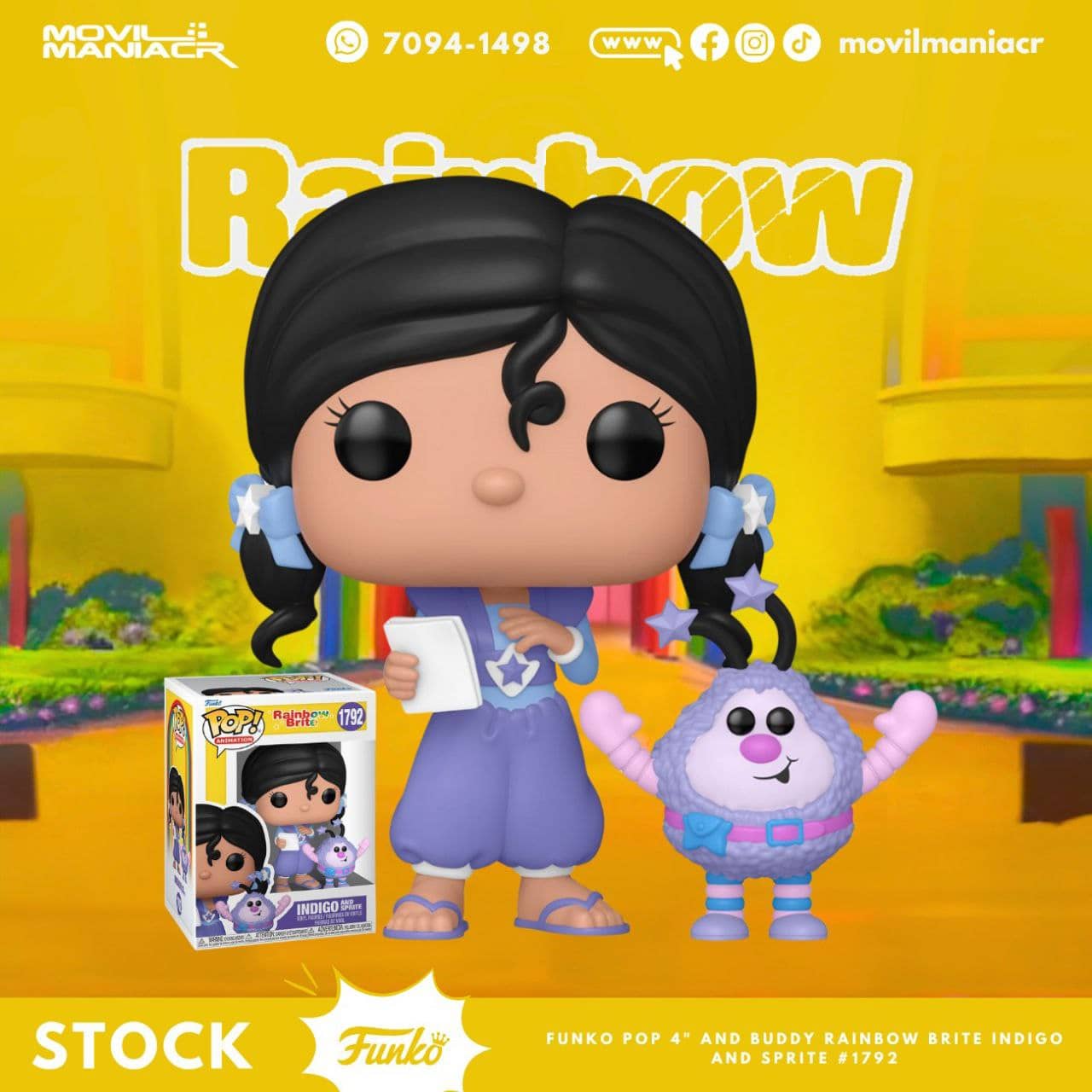 Funko Pop Rainbow Brite Indigo And Sprite #1792 – ¡Disponible Ahora ...