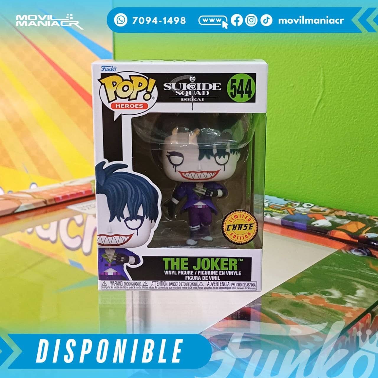 Funko Pop Suicide Squad Isekai The Joker Chase #535 – ¡Disponible Ahora ...