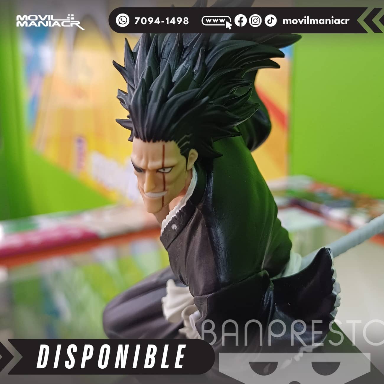 Figura Banpresto Bleach Kenpachi Zaraki Vibration Stars 13cm Aprox ...