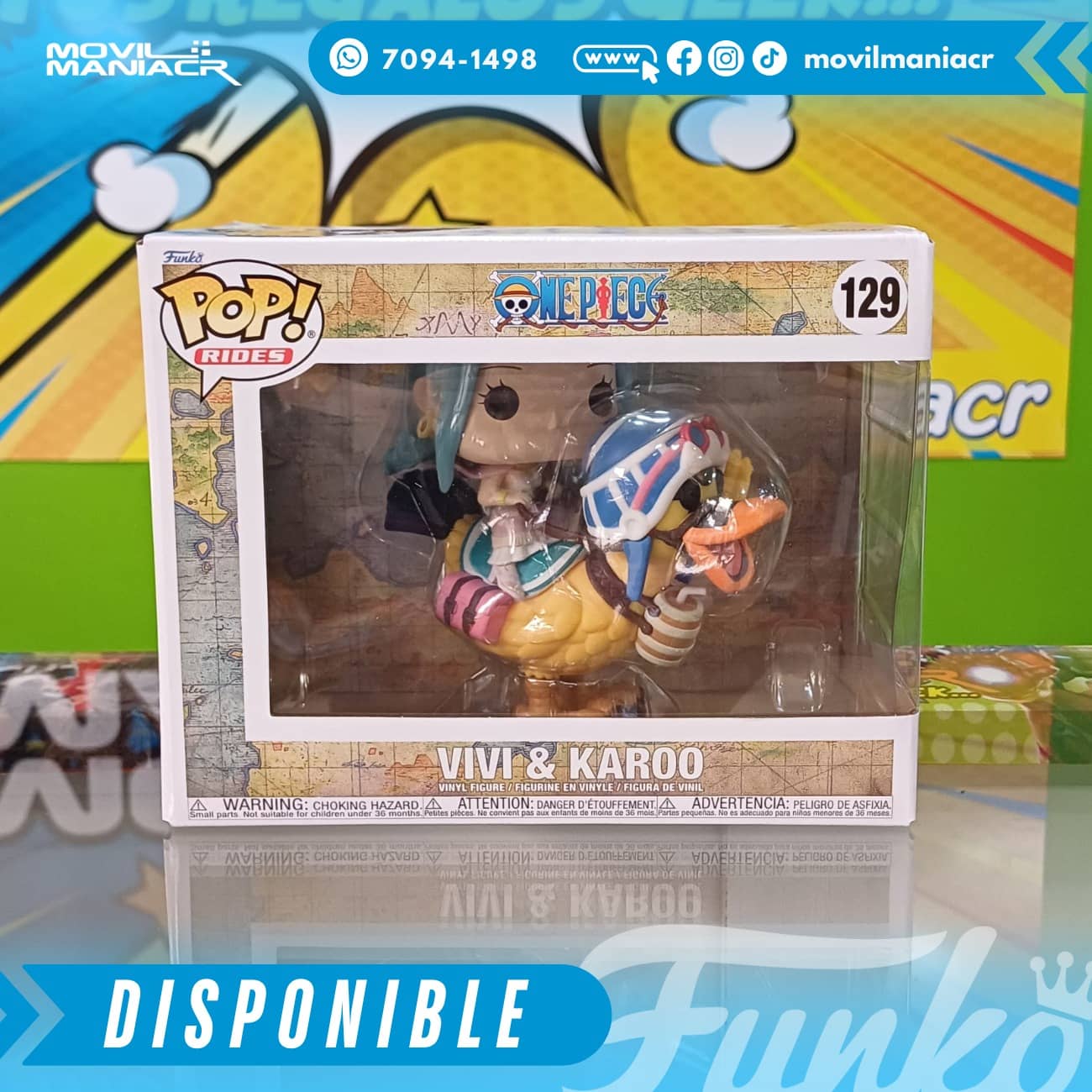 Funko Pop One Piece Vivi And Karoo #129 - Rides – ¡Disponible Ahora ...