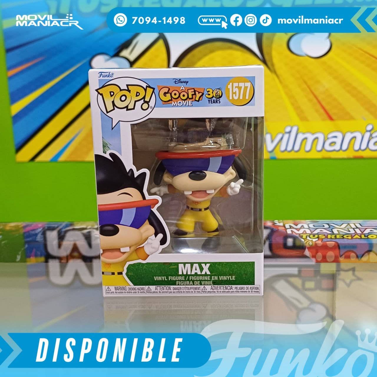 Funko Pop A Goofy Movie 30th Anniversary Max #1577 – ¡Disponible Ahora ...