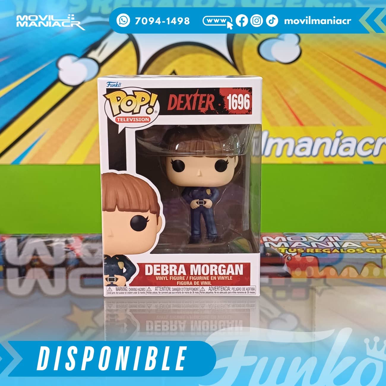 Funko Pop Dexter Debra Morgan #1696 – ¡Disponible Ahora! | MovilManiaCR