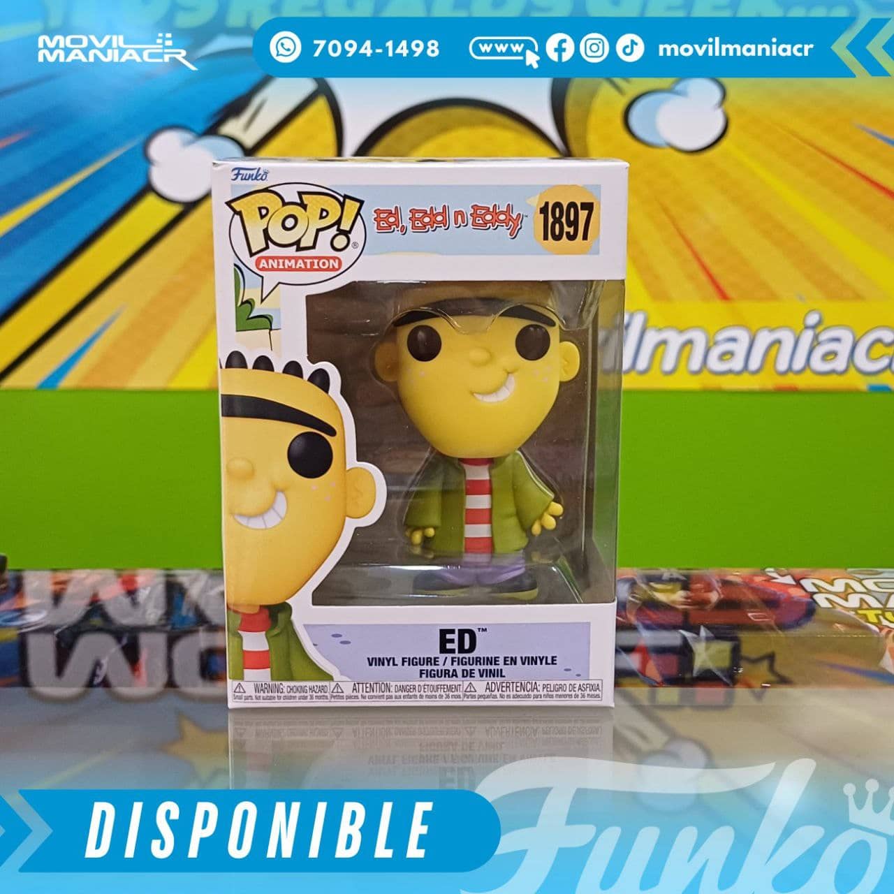 Funko Pop Ed Edd N Eddy Ed #1897 – ¡Disponible Ahora! | MovilManiaCR