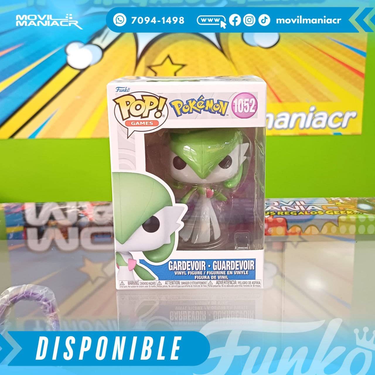 Funko Pop Pokémon Gardevoir #1052 – ¡Disponible Ahora! | MovilManiaCR