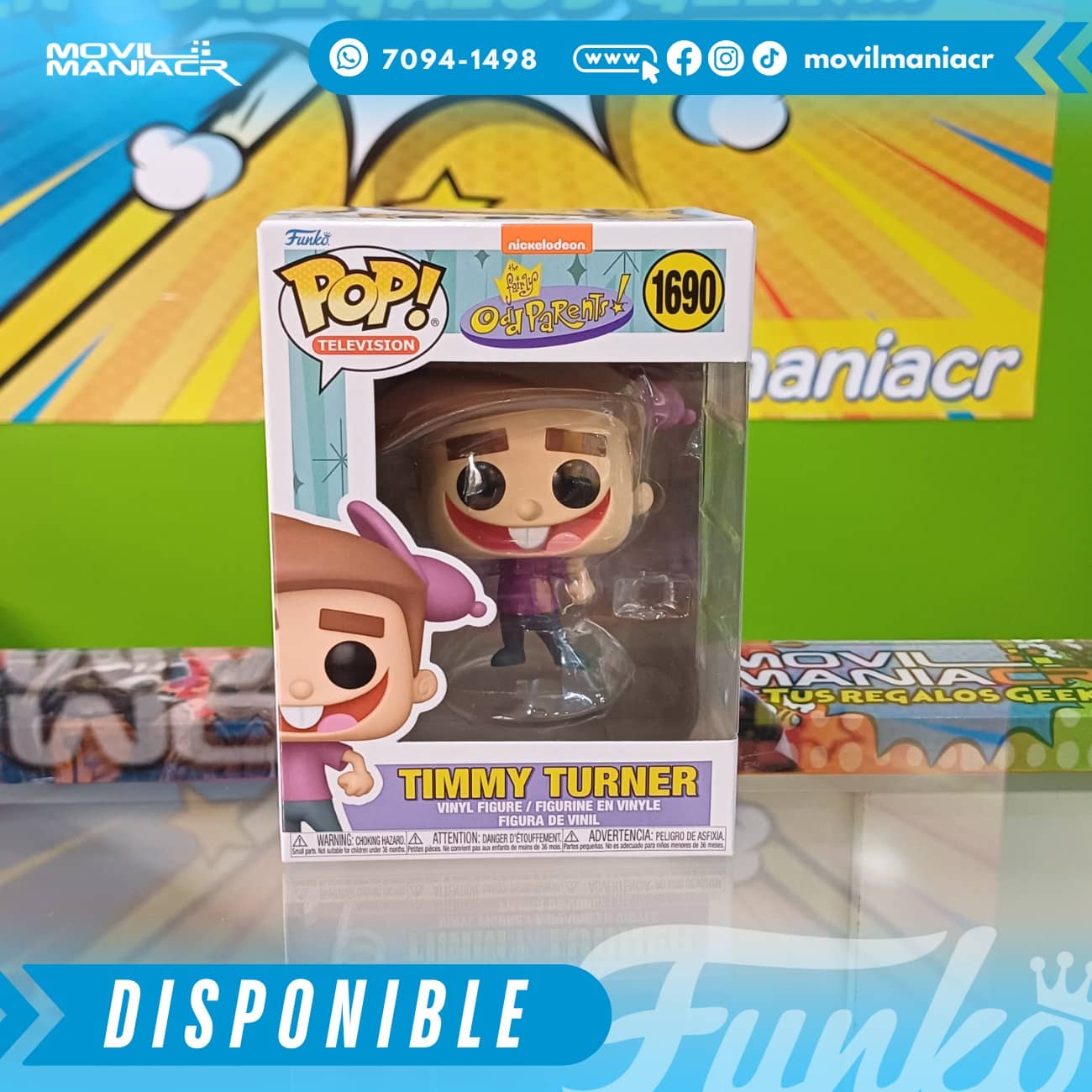 Funko Pop The Fairly OddParents Timmy Turner #1690 – ¡Disponible Ahora ...