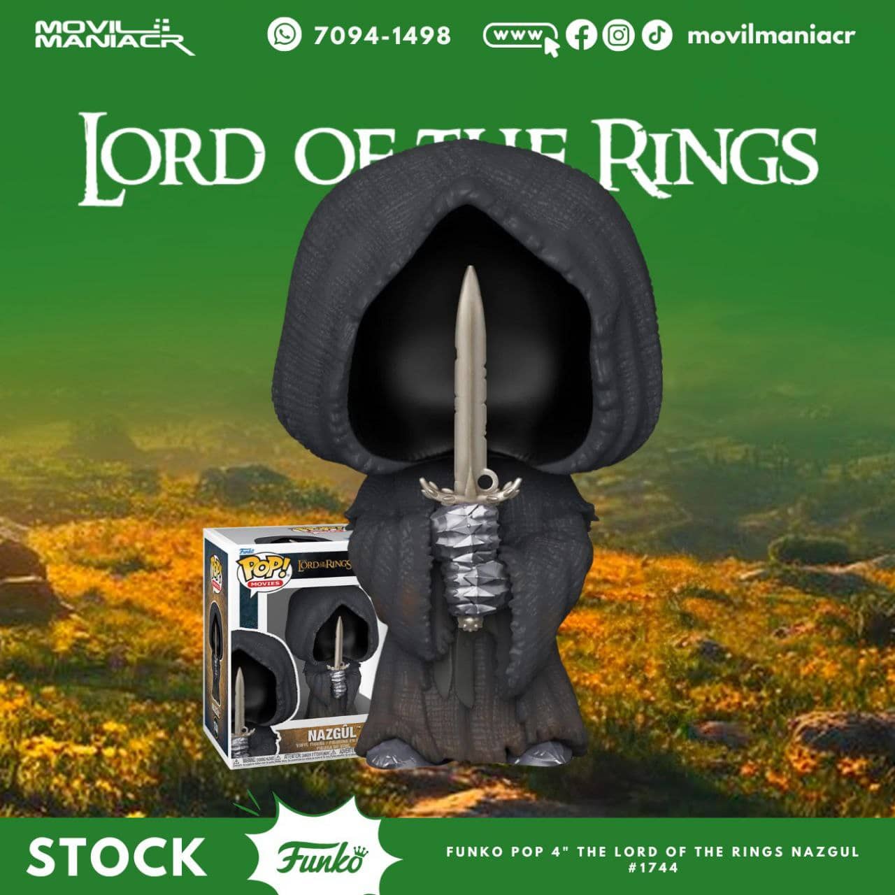 Funko Pop The Lord Of The Rings Nazgul #1744 – ¡Disponible Ahora ...