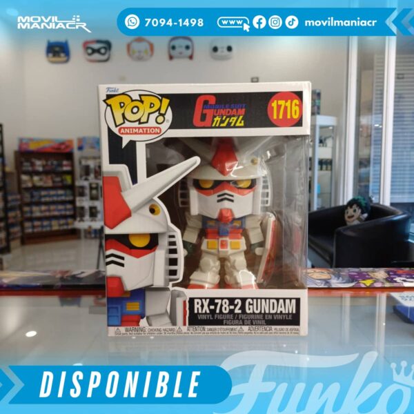 Funko Pop Mobile Suit Gundam RX-78-2 Gundam #1716 - 6Pulgadas ...