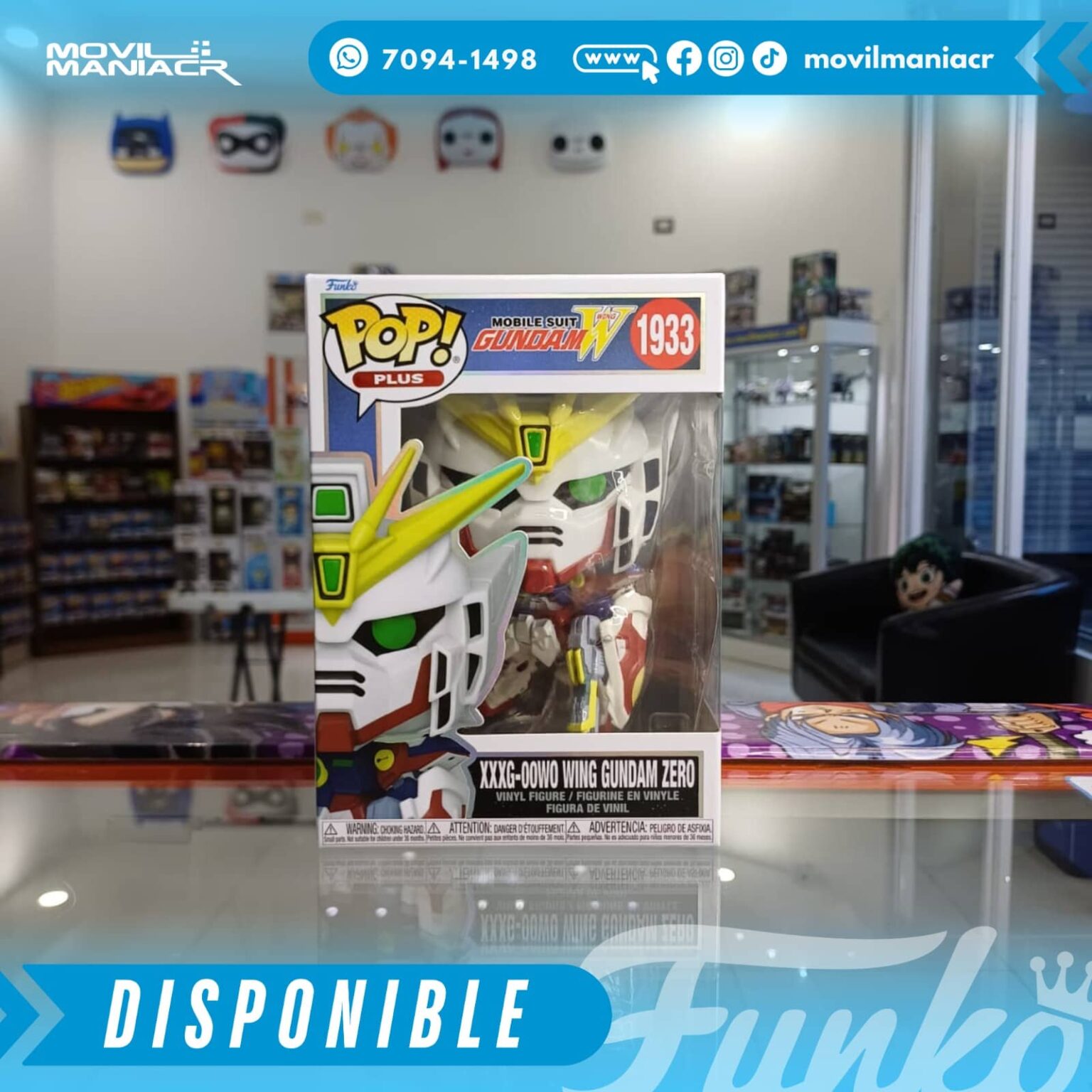 Funko Pop Mobile Suit Gundam Wing XXXG-00W0 Wing Gundam Zero #1933 ...