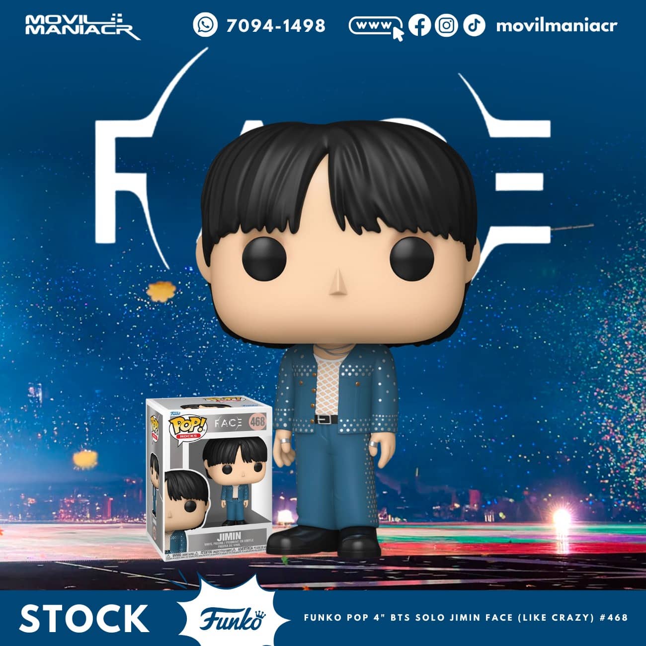 Funko Pop BTS Solo Jimin Face (Like Crazy) #468 – ¡Disponible Ahora ...