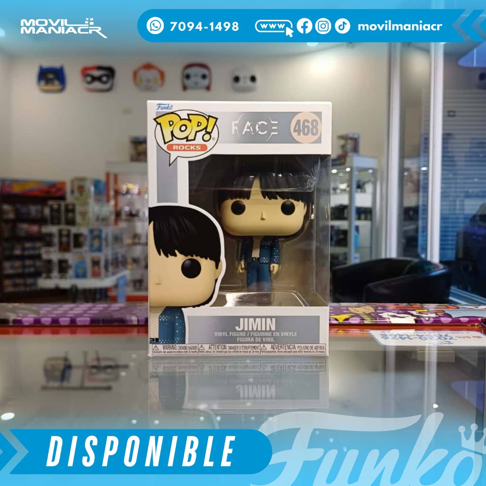 Funko Pop BTS Solo Jimin Face (Like Crazy) #468 – ¡Disponible Ahora ...