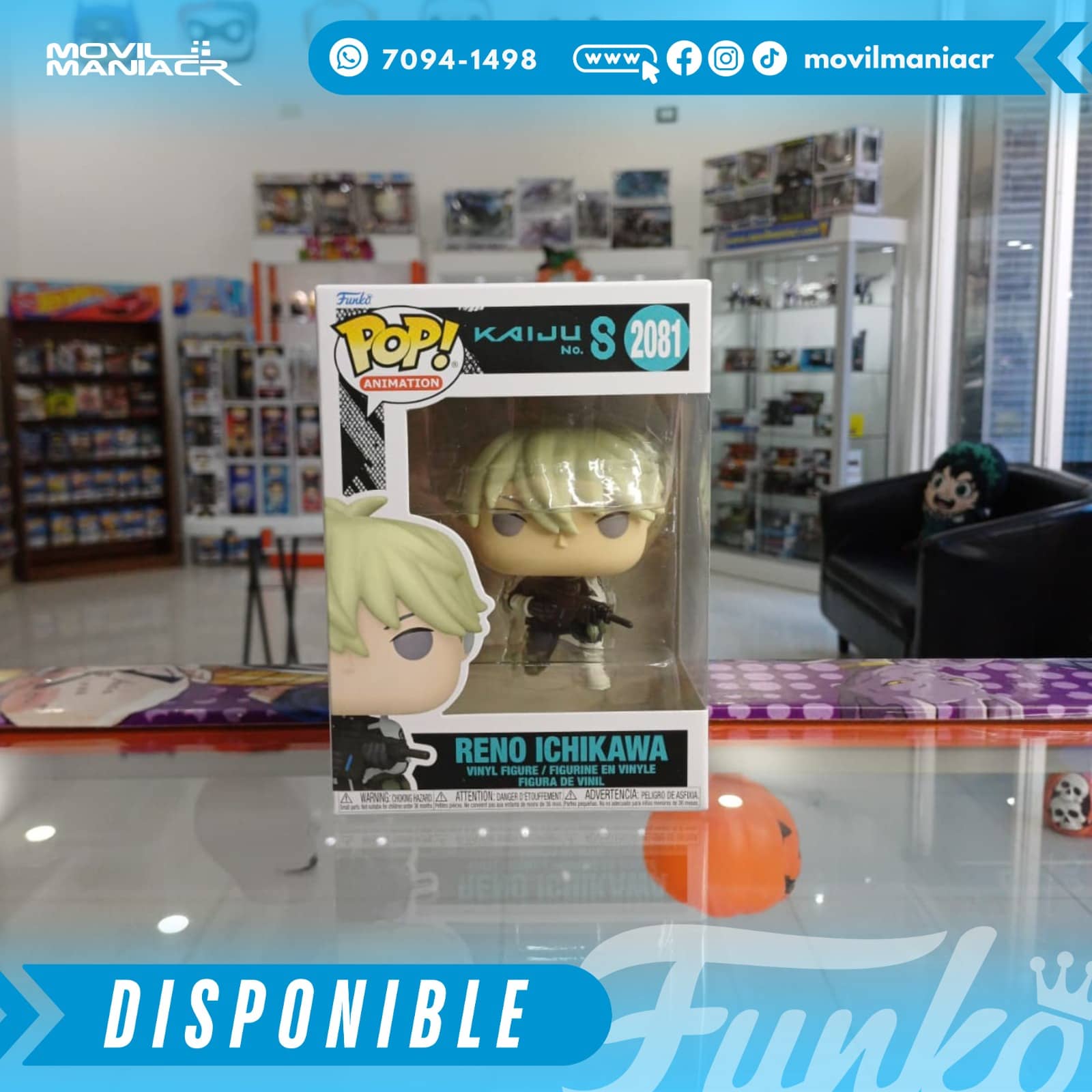 Funko Pop Kaiju No. 8 Reno Ichikawa #2081 – ¡Disponible Ahora ...