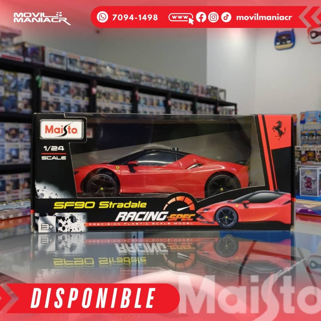 Carro Maisto Racing-Spec Ferrari SF90 Stradale Escala 1:24 ...