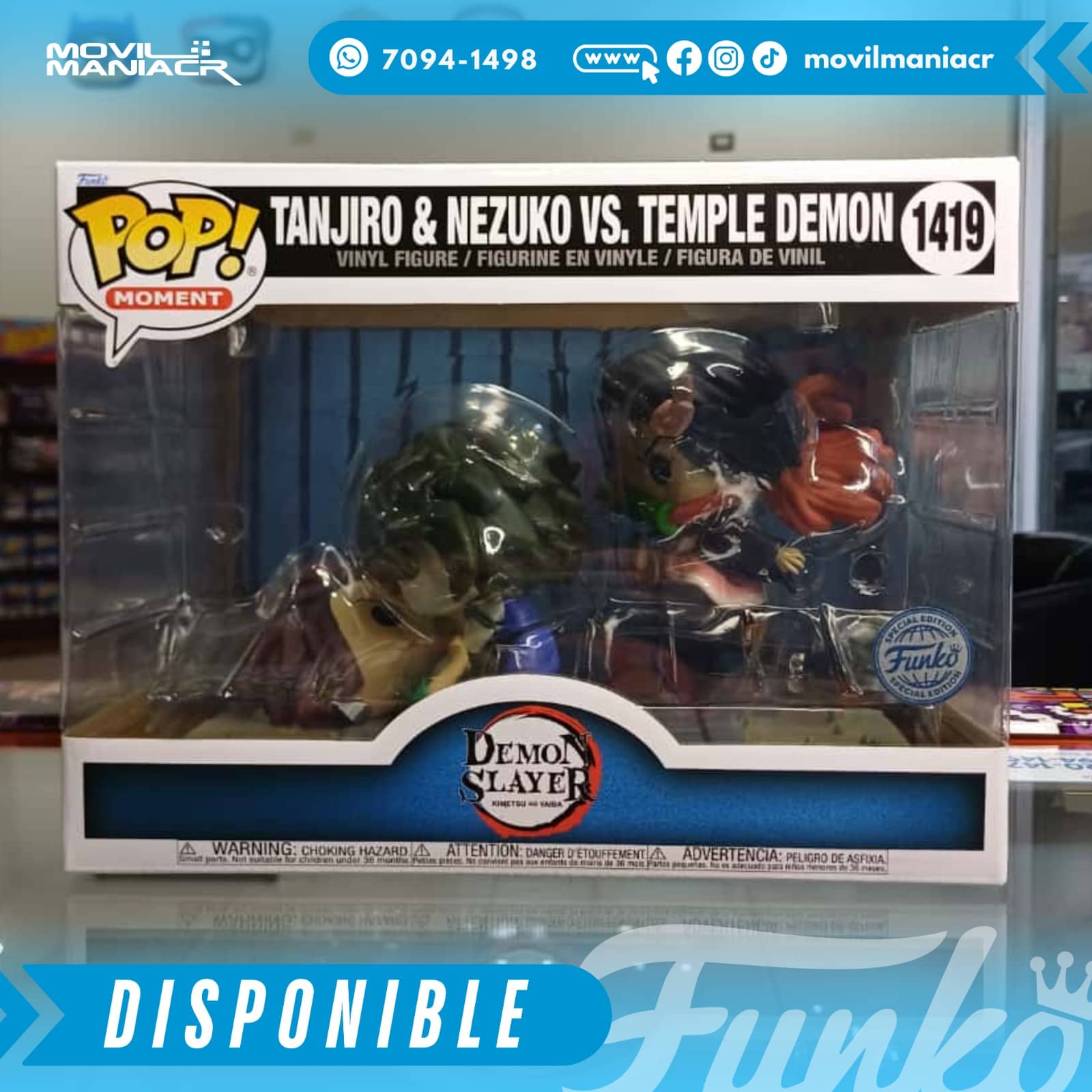 Funko Pop Demon Slayer Exclusivo #1419 - Moment – ¡Disponible Ahora ...