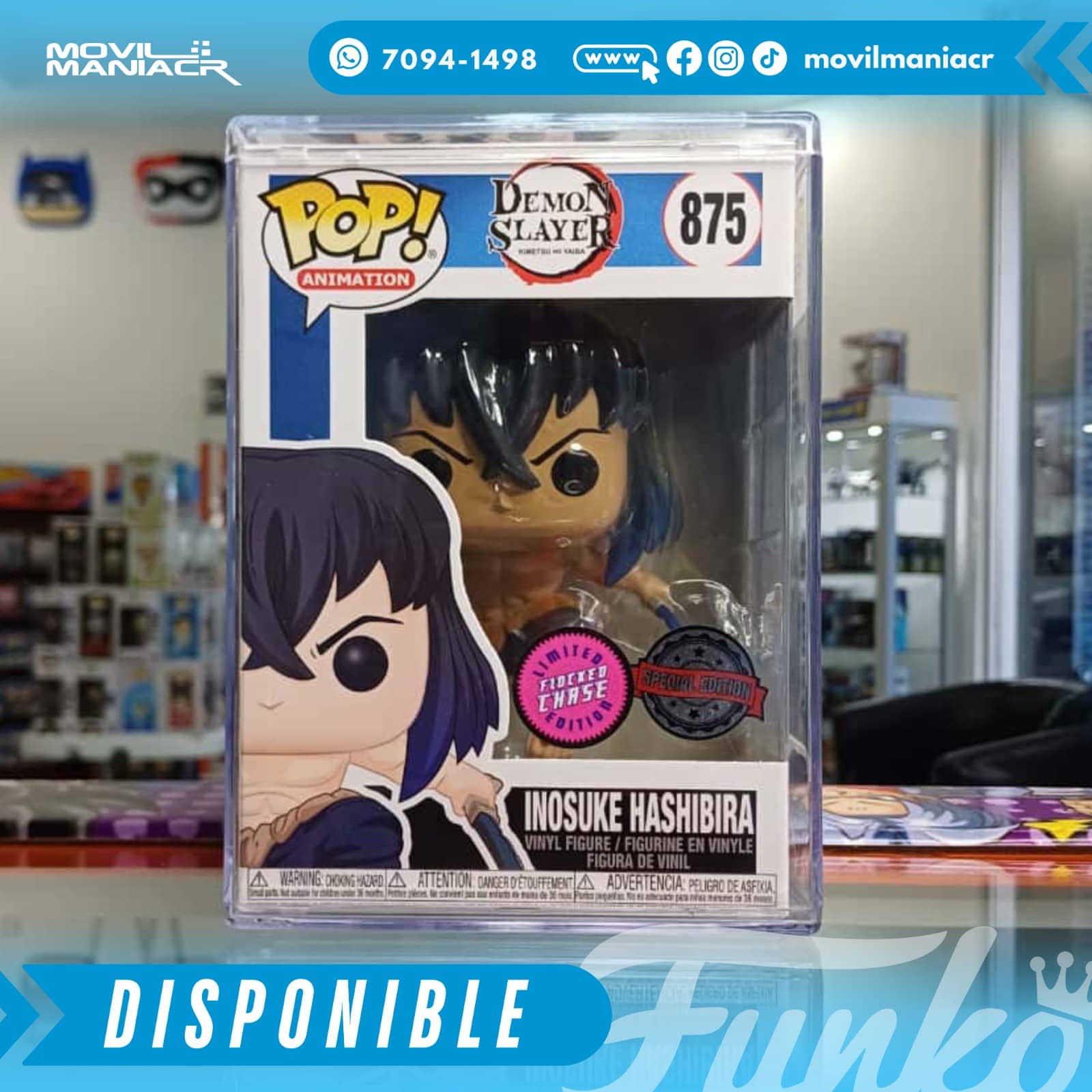 Funko Pop Demon Slayer Inosuke Chase Exclusivo #875 – ¡Disponible Ahora ...