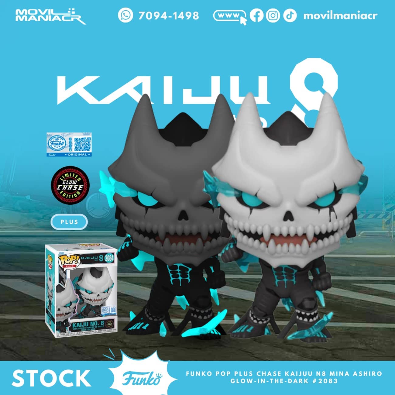 Funko Pop Kaiju No. 8 Chase GITD Exclusivo #2084– ¡Disponible Ahora ...
