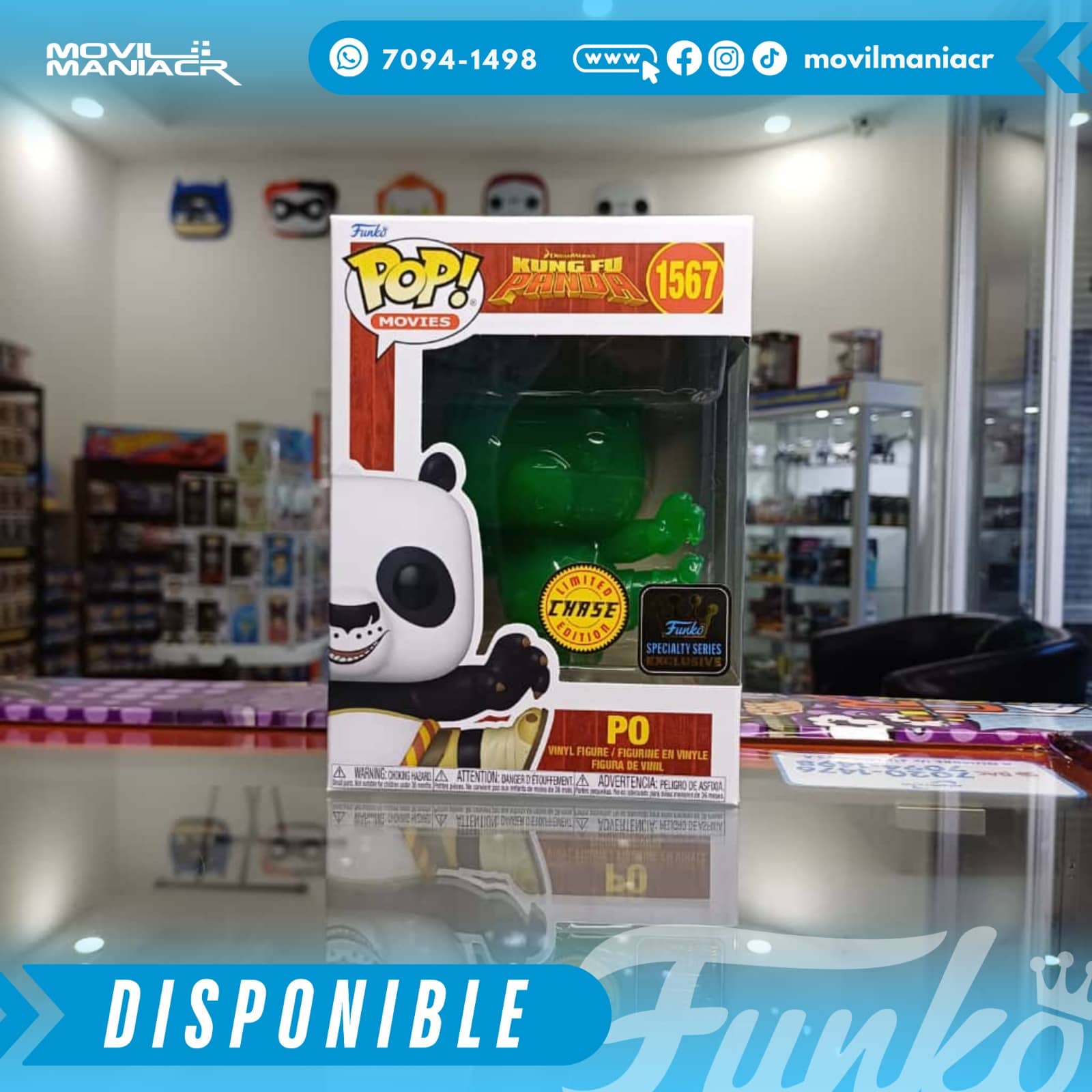 Funko Pop Kung Fu Panda Po Chase Exclusivo #1567 – ¡Disponible Ahora ...