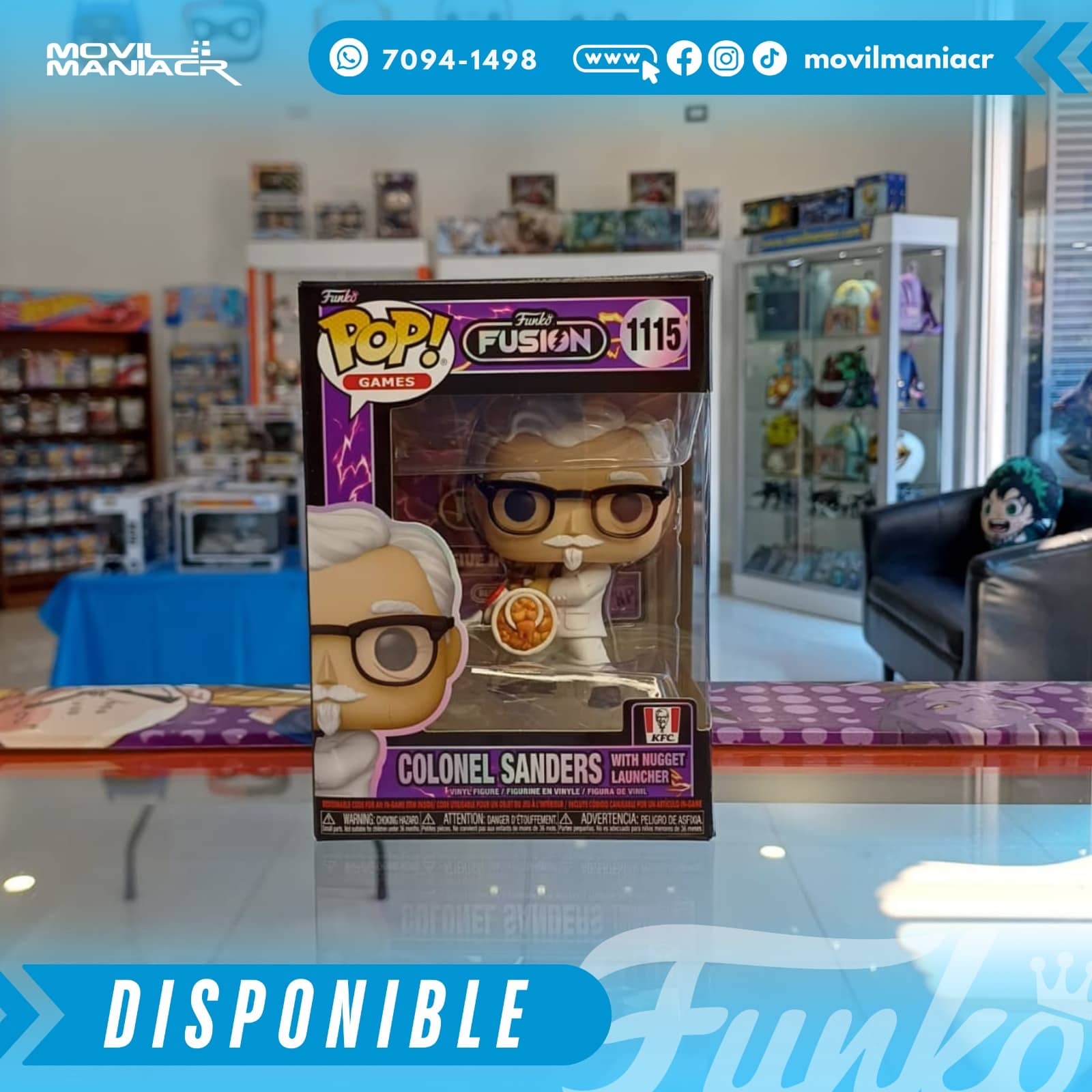 Funko Pop Fusion Colonel Sanders #1115 – ¡Disponible Ahora! | MovilManiaCR