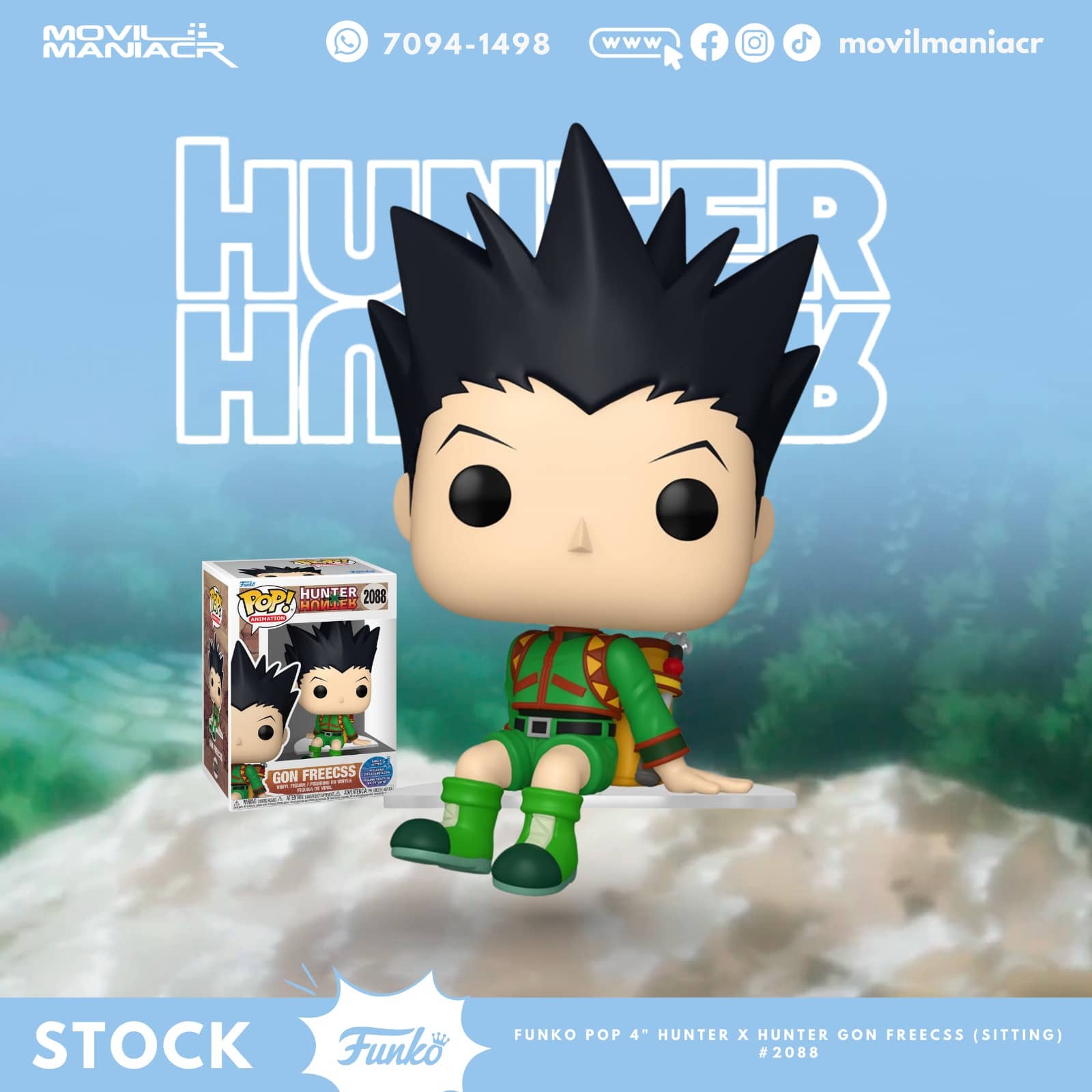 Funko Pop Hunter X Hunter Gon Freecss (Sitting) #2088 – ¡Disponible ...