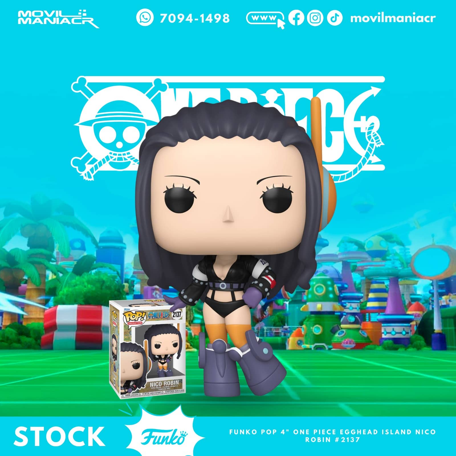 Funko Pop One Piece Egghead Island Nico Robin #2137 – ¡Disponible Ahora ...