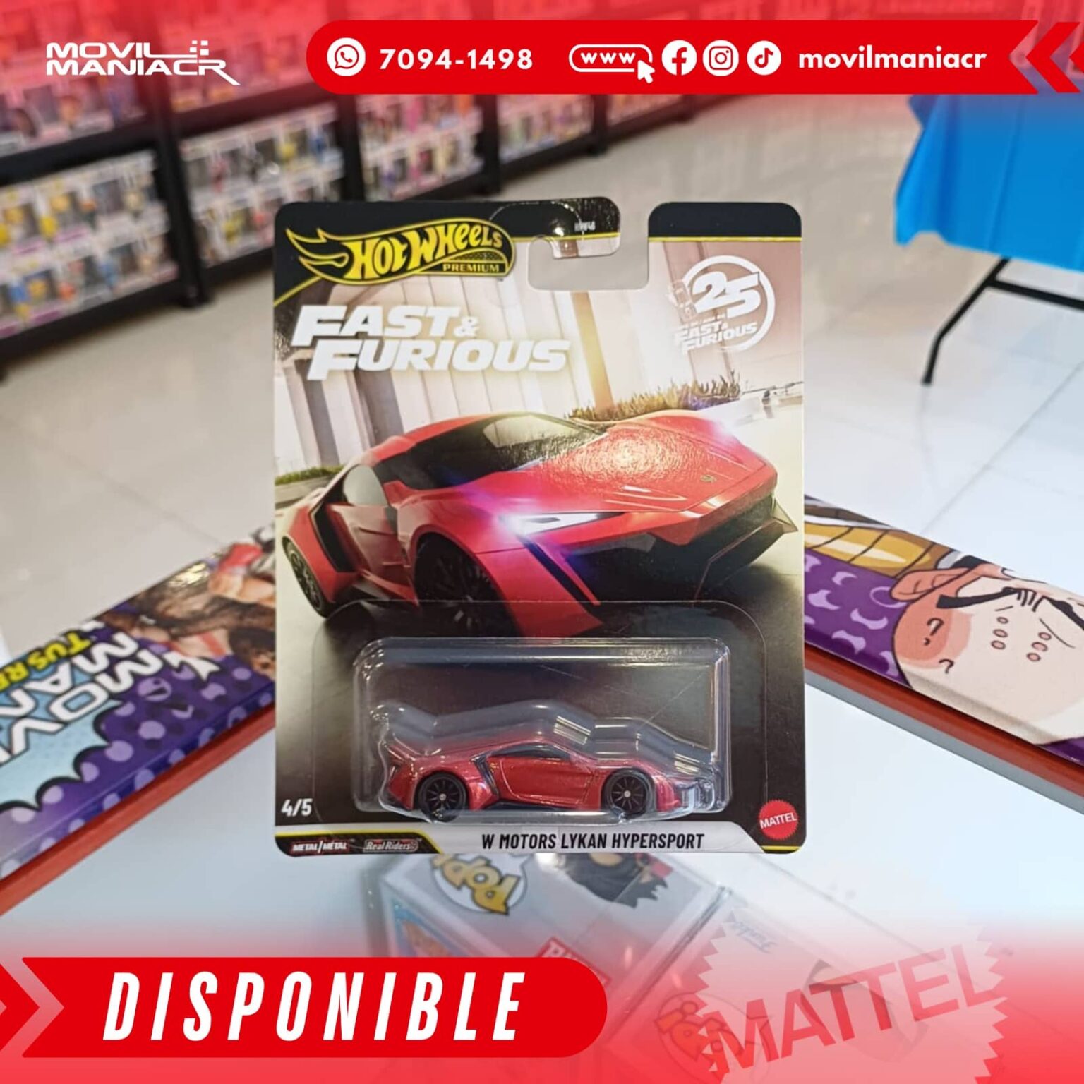 Hot Wheels Fast And Furious W Motors Lykan Hypersport - Premium ...