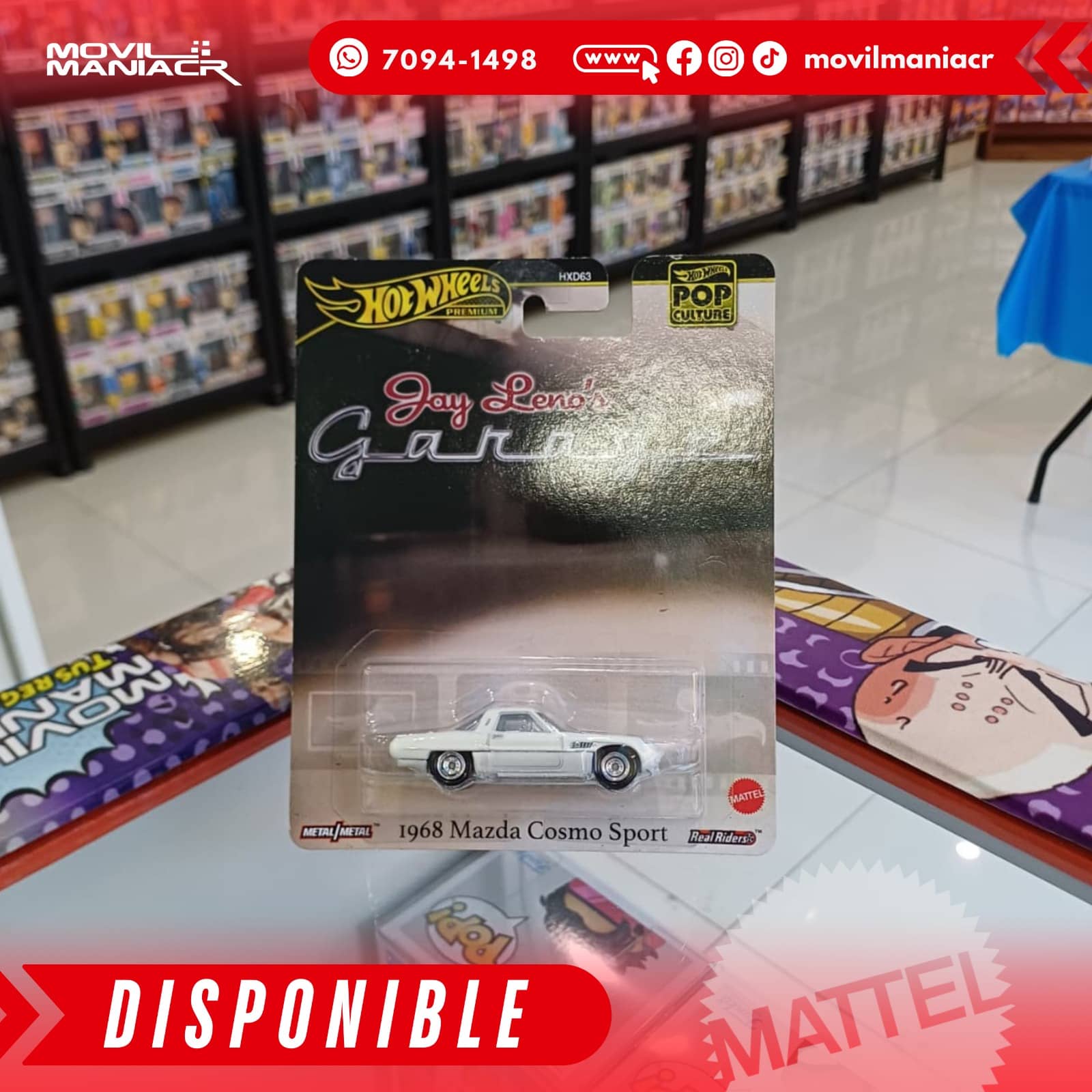 Hot Wheels Pop Culture Jay Leno's '68 Mazda Cosmo Sport - Premium ...