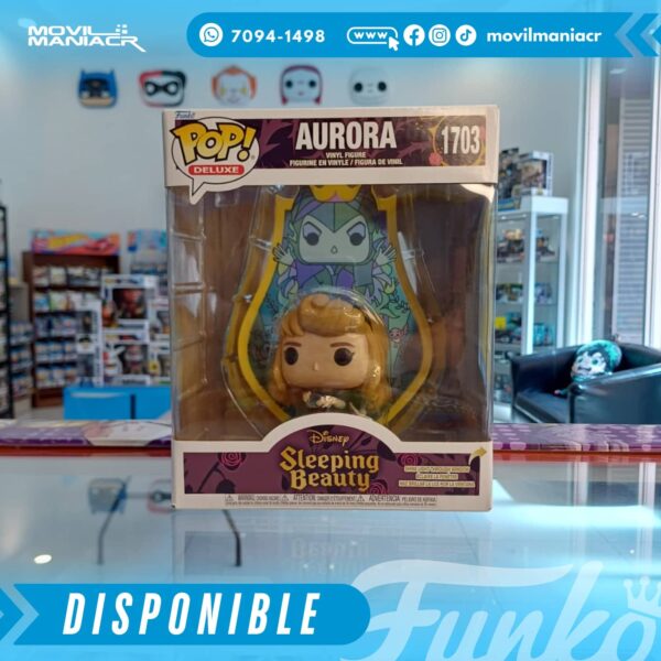 Funko Pop Sleeping Beauty Aurora Stained Glass #1703 - Deluxe ...